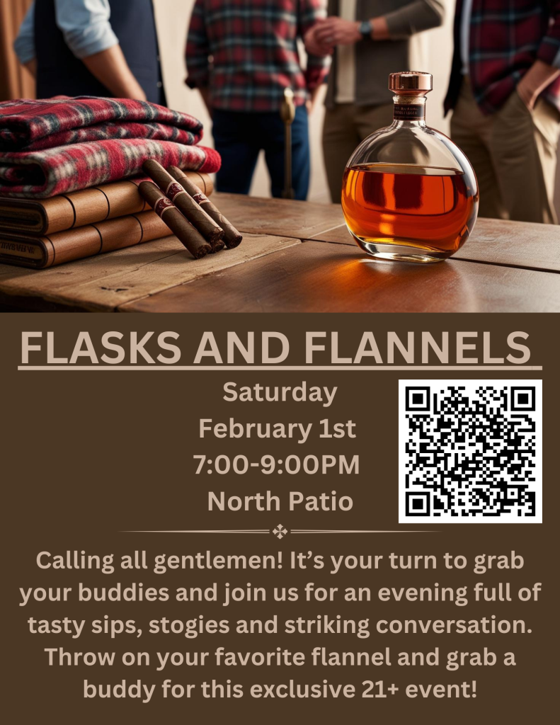 Flasks and Flannels 21+ Event - Durbin Crossing Living